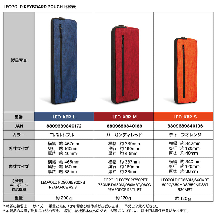 KEYBOARD POUCH – LEOPOLDキーボード公式オンラインストア